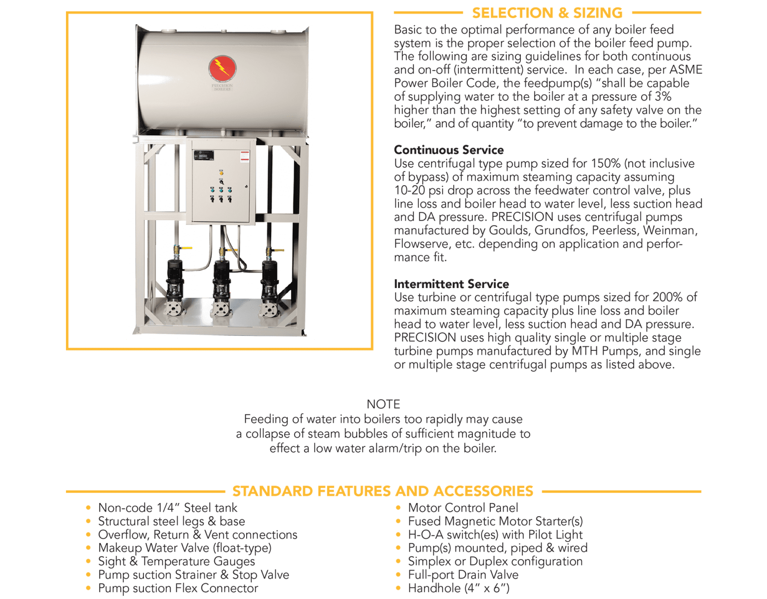 Surge Tanks - Precision Boilers